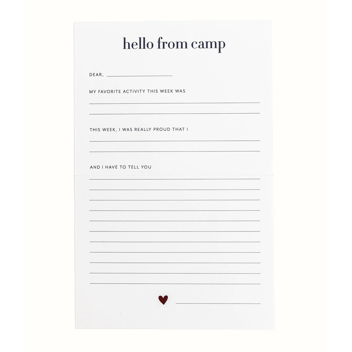 Camp Notes Box – Sercy+Co