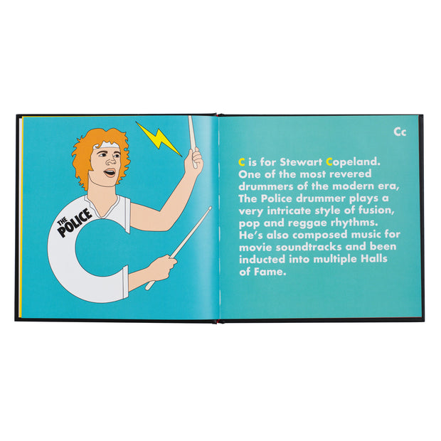 Drum Legends Alphabet Book – Sercy+Co