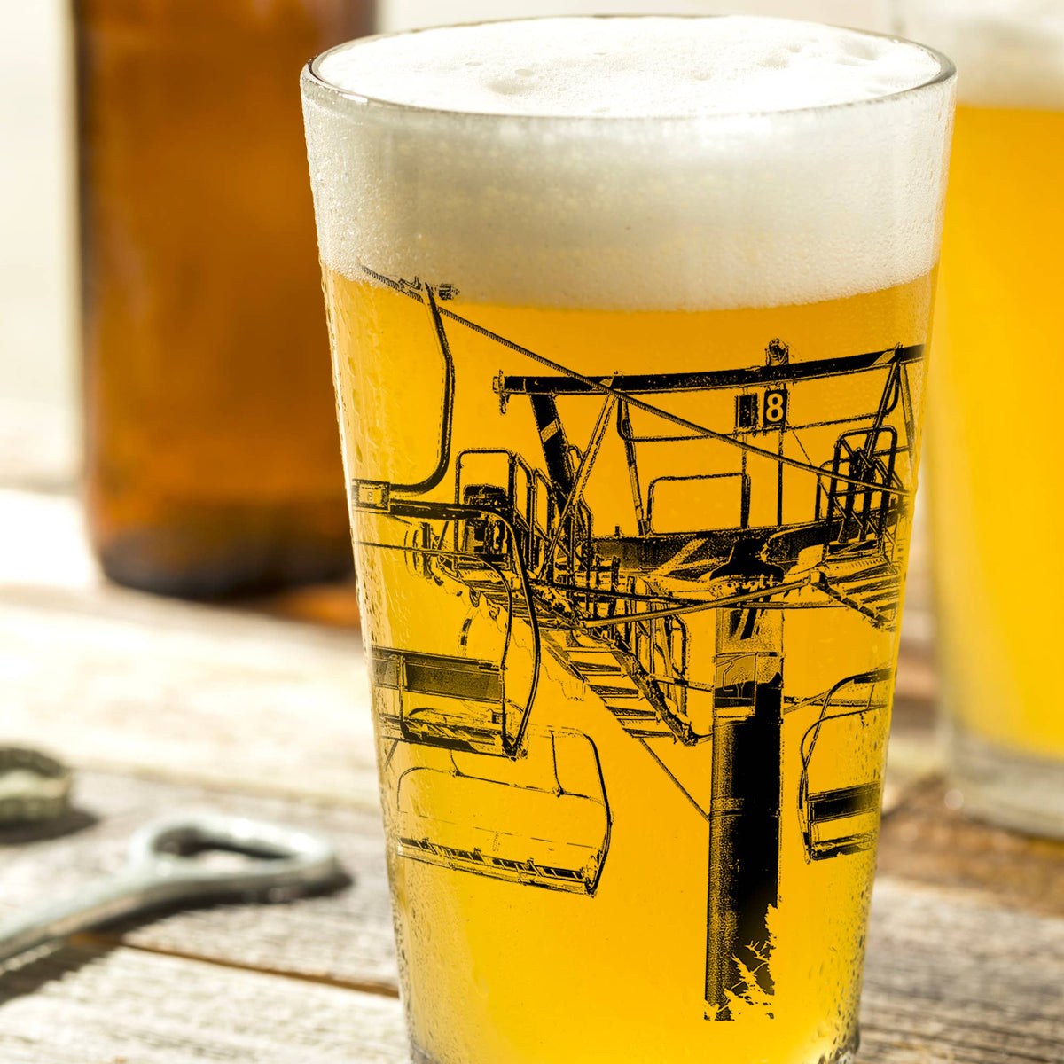 Ski Lift Pint Glass – Sercy+Co