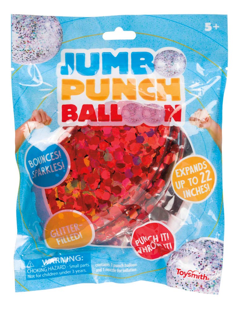 Glittery Jumbo 22" Punch Balloon – Sercy+Co