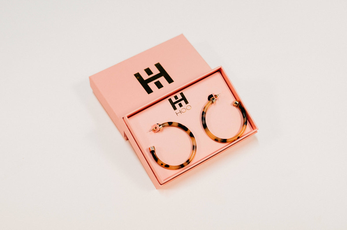 Tortoise Shell Hoo Hoops – Sercy+Co