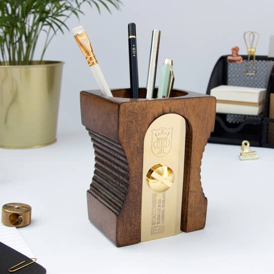 Wooden Sharpener Desk Tidy – Sercy+Co