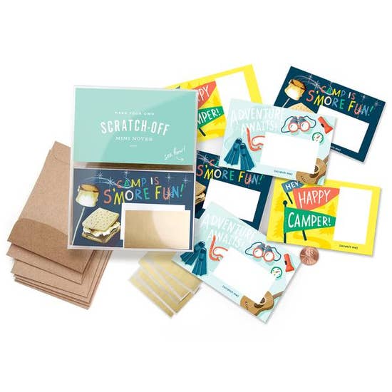 Scratch-off Mini Notes Set - Camp – Sercy+Co