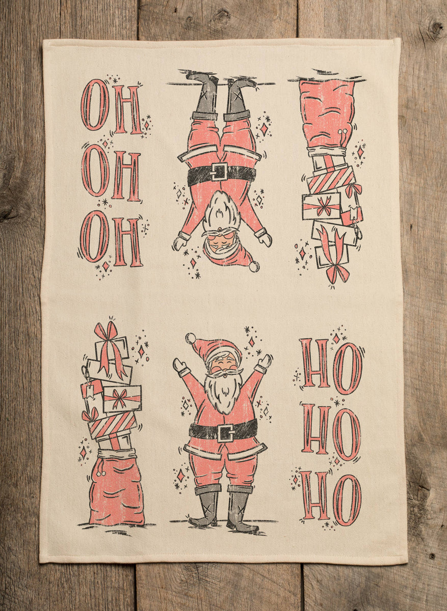 Santa & Presents (BLUSH) - Kitchen Towel – Sercy+Co