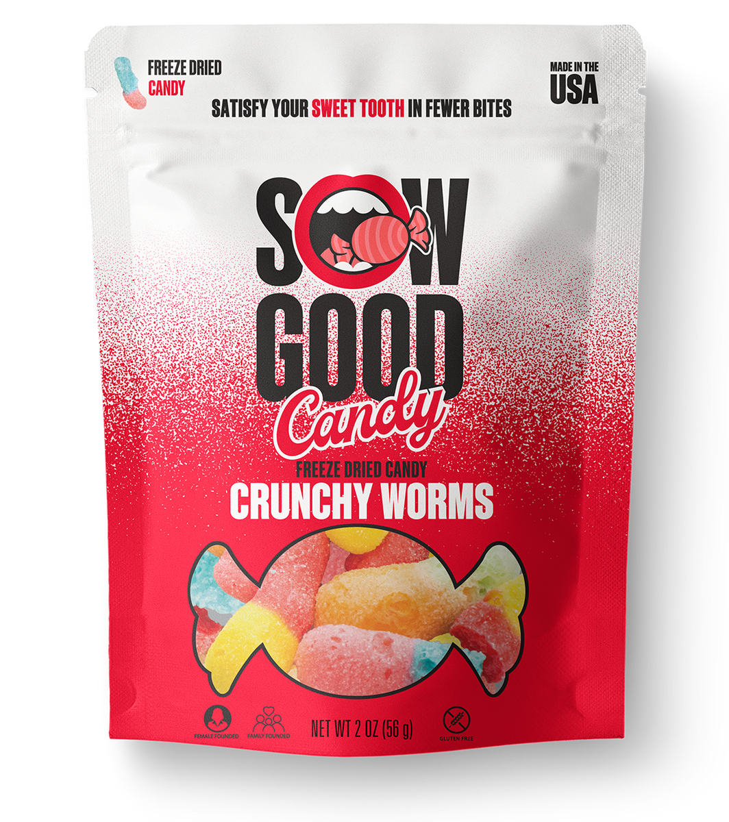 Freeze Dried Crunchy Worms – Sercy+Co