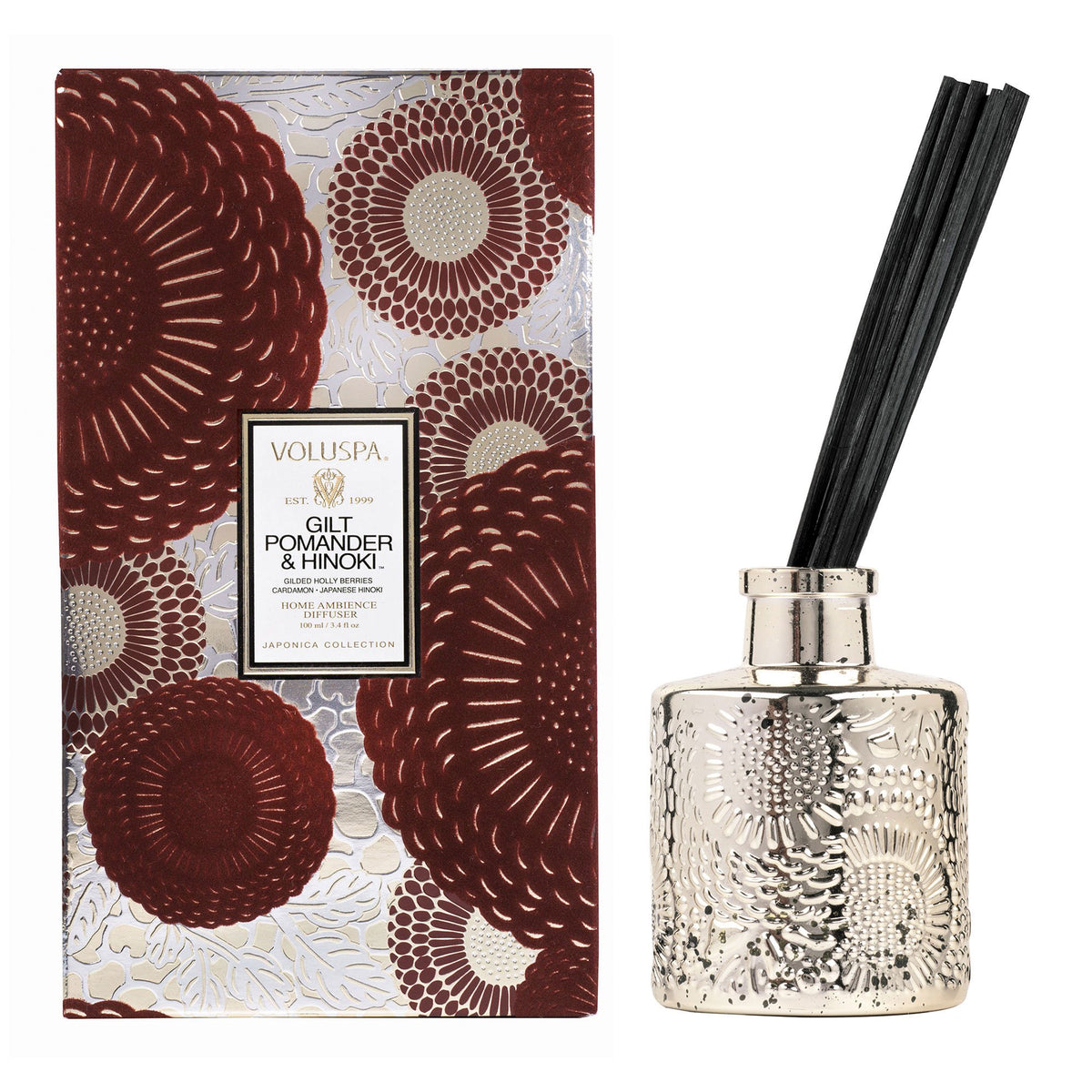 Gilt Pomander & Hinoki Reed Diffuser – Sercy+Co