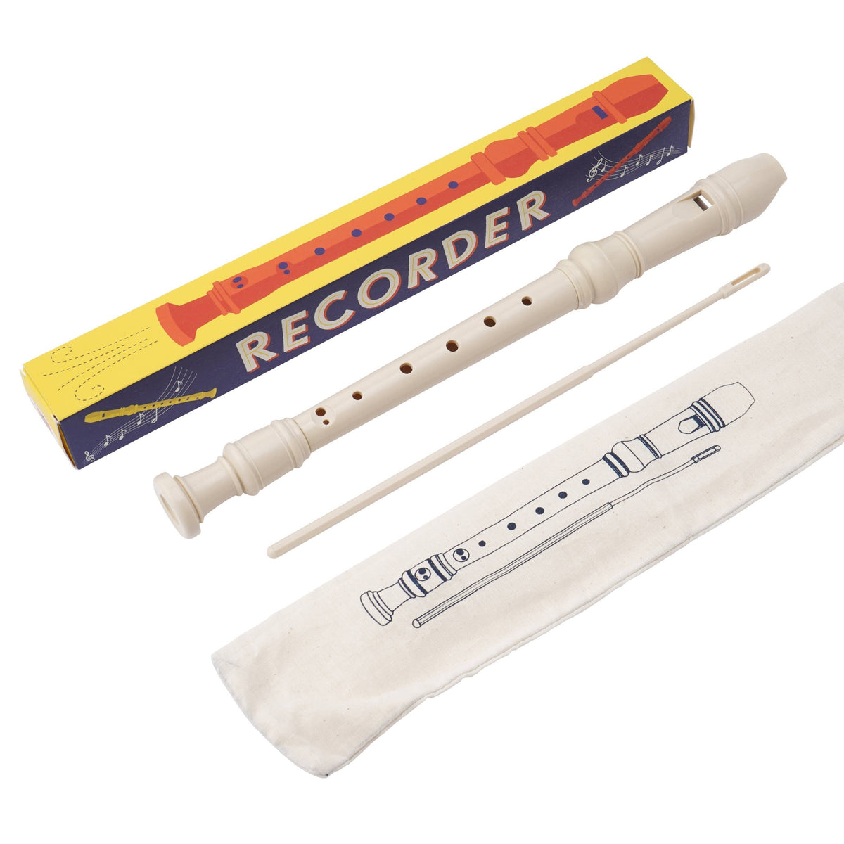 Toy Recorder White – Sercy+Co